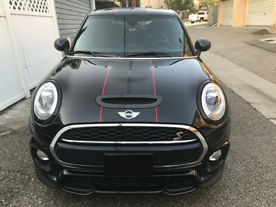 MINI COOPER BONNET AND BOOT PIN STRIPES VINYL GRAPHICS DECALS STICKERS ...