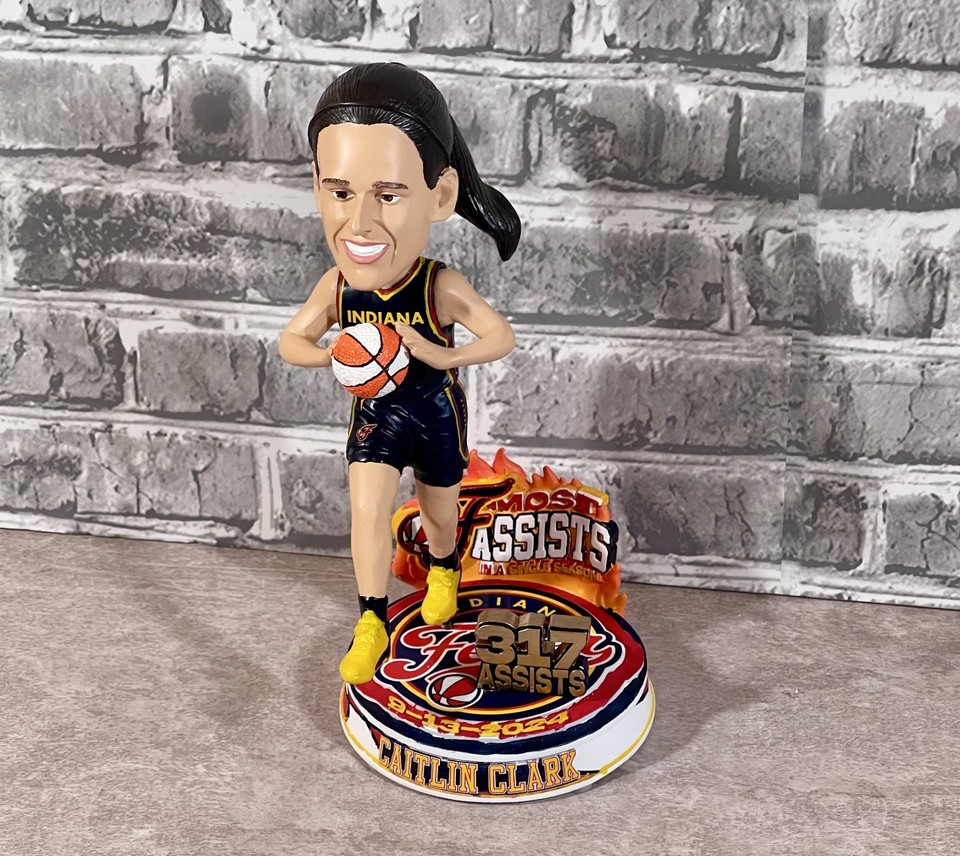 Caitlin Clark- WNBA Single Season Assist Record Bobblehead- ONLY ONE ON ...