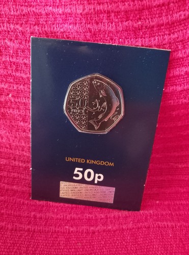 50p Atlantic Salmon, 2023 Privy Marked, Uncirculated Coin. Change ...