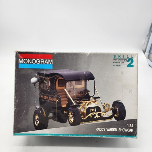 UH Monogram Paddy Wagon Showcar Model Car Kit 1:24 Scale #2733 Open Box ...