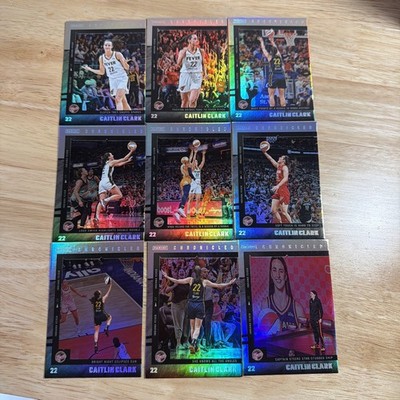 (9) 2025 Caitlin Clark Chronicled Holo Cards Indiana Fever No Dupes | eBay