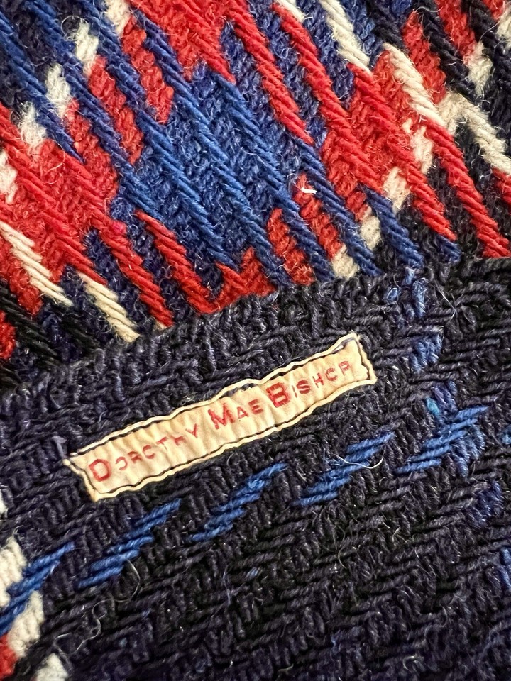 Cayuse Indian Tribe Wool Blanket Pendleton Mills Black Plaid Red Fringe ...