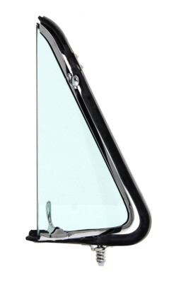 Vent Window Assembly RH Green Tint Chrome Frame 53-55 Ford F100 F250 ...