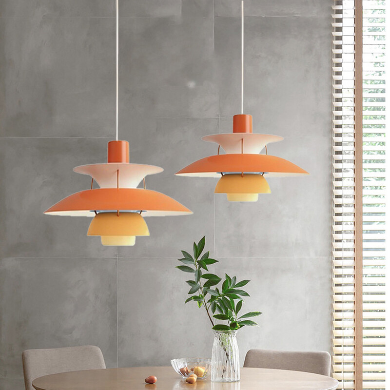 Nordic Modern Flying Saucer Shade Pendant Lamp Metal 1 Light Hanging ...