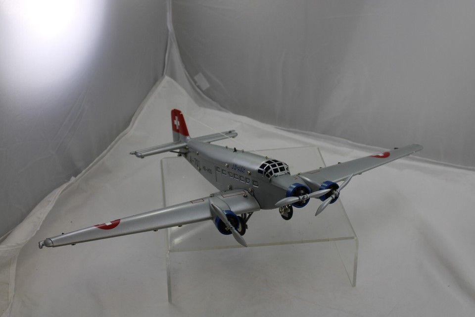 Marklin - JU-52 Swiss Version - Wind Up Tinplate Tri-Motor Airplane ...