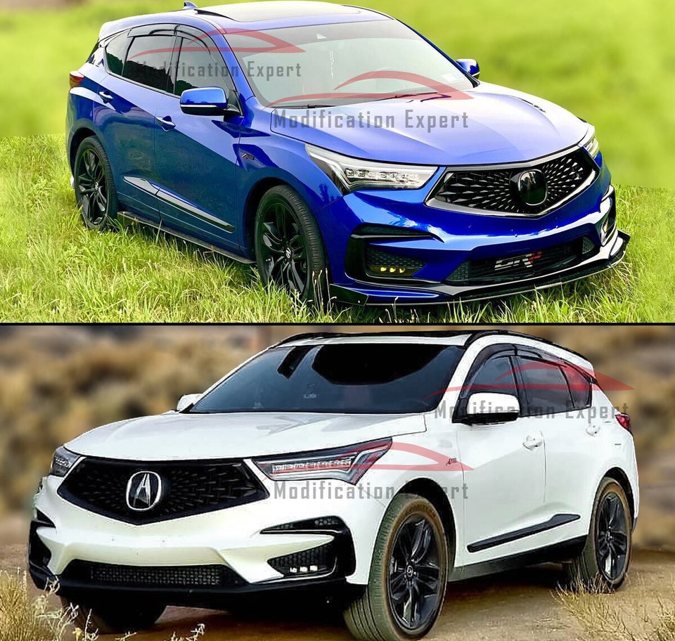 For 2019-2025 Acura RDX JDM Wavy Mugen Style Window Visors Rain Guards ...