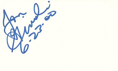 Jon Ginoli Guitarist Pansy Division Rock Band Autographed Signed Index ...