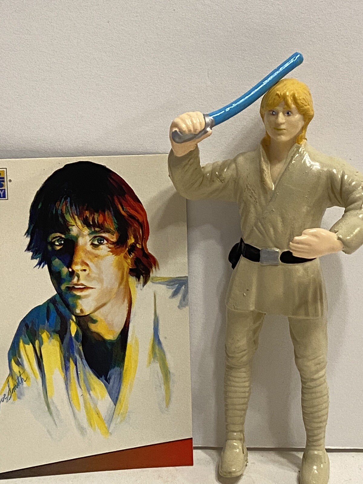 Star Wars Bend Ems Luke Skywalker 4.25" Bendy Figure w/ Card 1993 Just ...