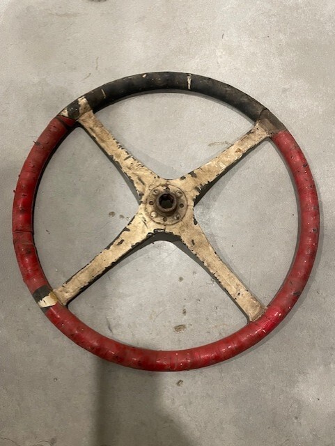 1928 1929 Ford Model A 17 inch Steering Wheel 6 tooth Splined Hub TROG ...