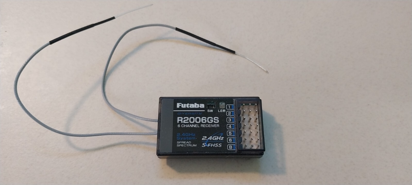 Futaba R2006GS 2.4GHz S-FHSS 6 Channel Air/Heli Receiver S-FHSS | eBay