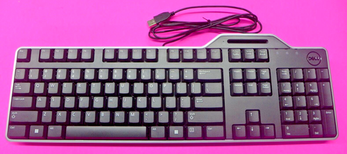 NEW Dell Wired USB Keyboard Smart Card KB813t VGV6F | eBay