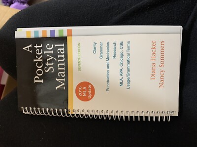 A Pocket Style Manual, 2016 MLA Update Edition by Nancy Sommers and ...