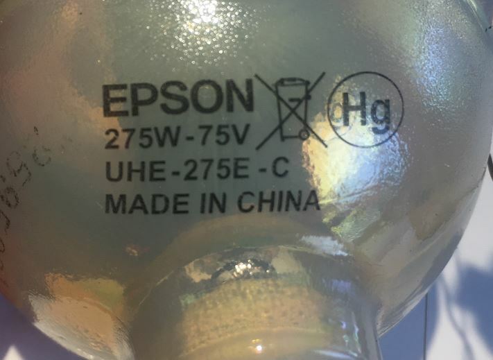 GENUINE ORIGINAL OEM EPSON ELPLP64 BULB FOR MANY PROJECTORS V13H010L64 ...