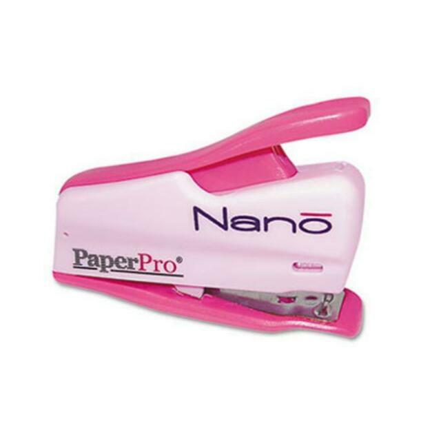 PaperPro Nano Aci1813 12-sheet Translucent Pink Miniature Stapler for ...