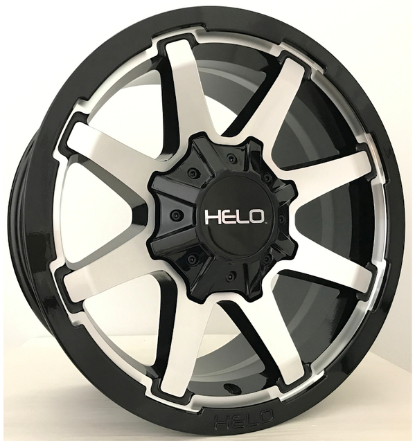 4pcs Helo 4x4 18 Inch Mag Wheels Rim 6x139.7 Alloy Wheel Car Rims Black ...