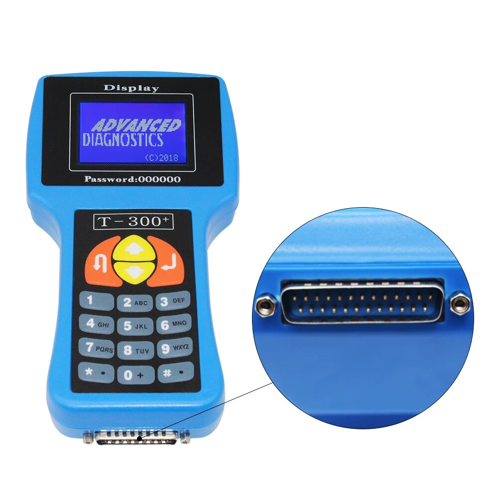 New Key Programmer Car Key Maker T300 Code Programmer Blue/Black ...
