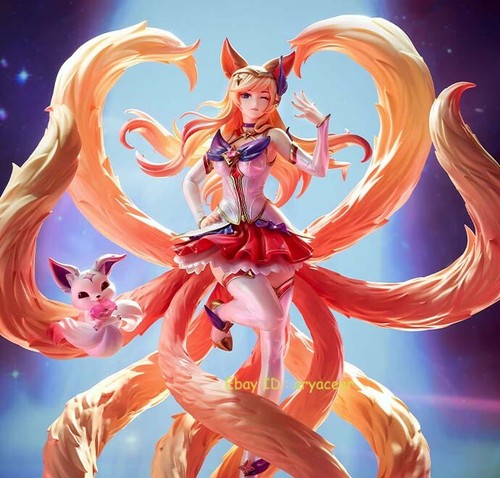 League Of Legends Star Guardian Ahri Statue Collectible Figure Model In ...