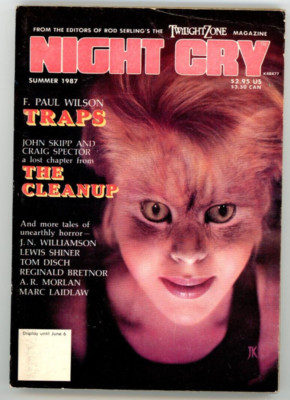 Night Cry Magazine Terror Vol 2 No 4 Summer 1987 Rod Serling Twilight ...