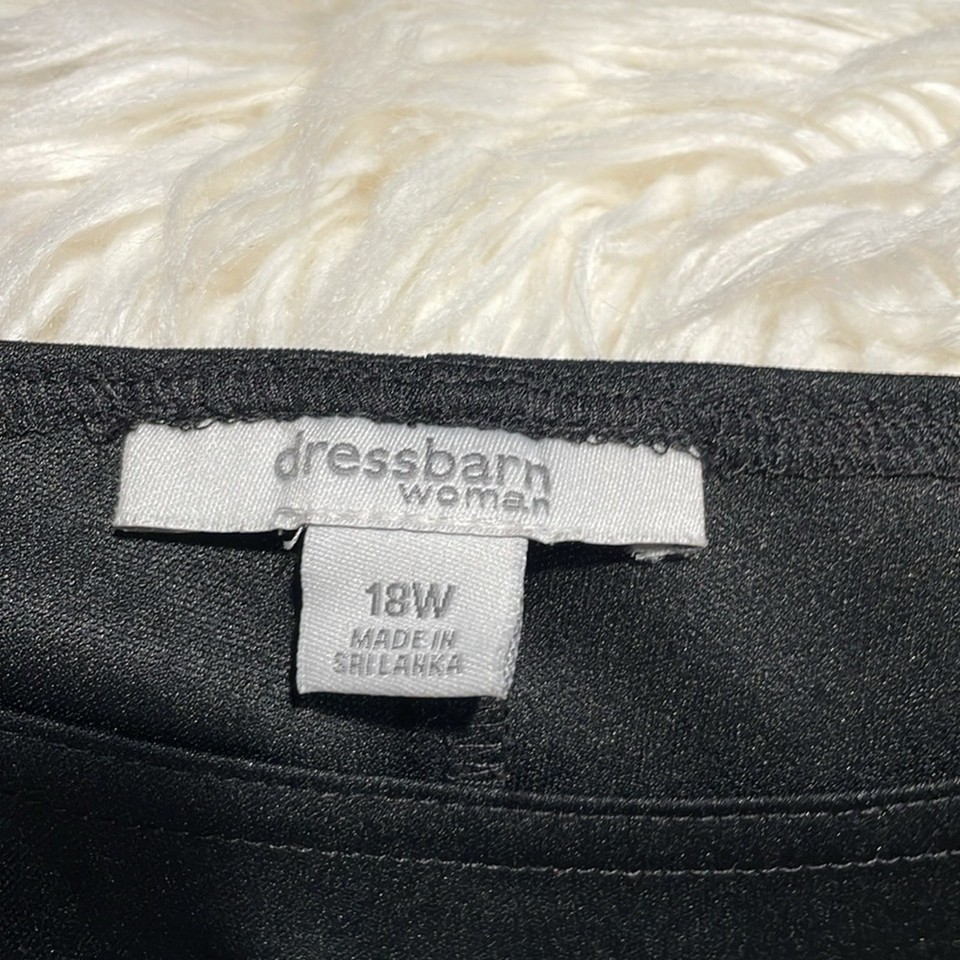 Dressbarn Woman slip dress Sz 18 Festival Bikercon Moto Chic Layers ...