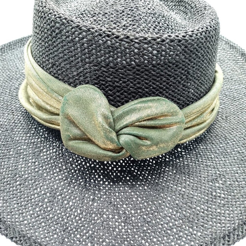 Audel Original Woman’s Cowgirl Western Hat Black Decorative Band USA ...