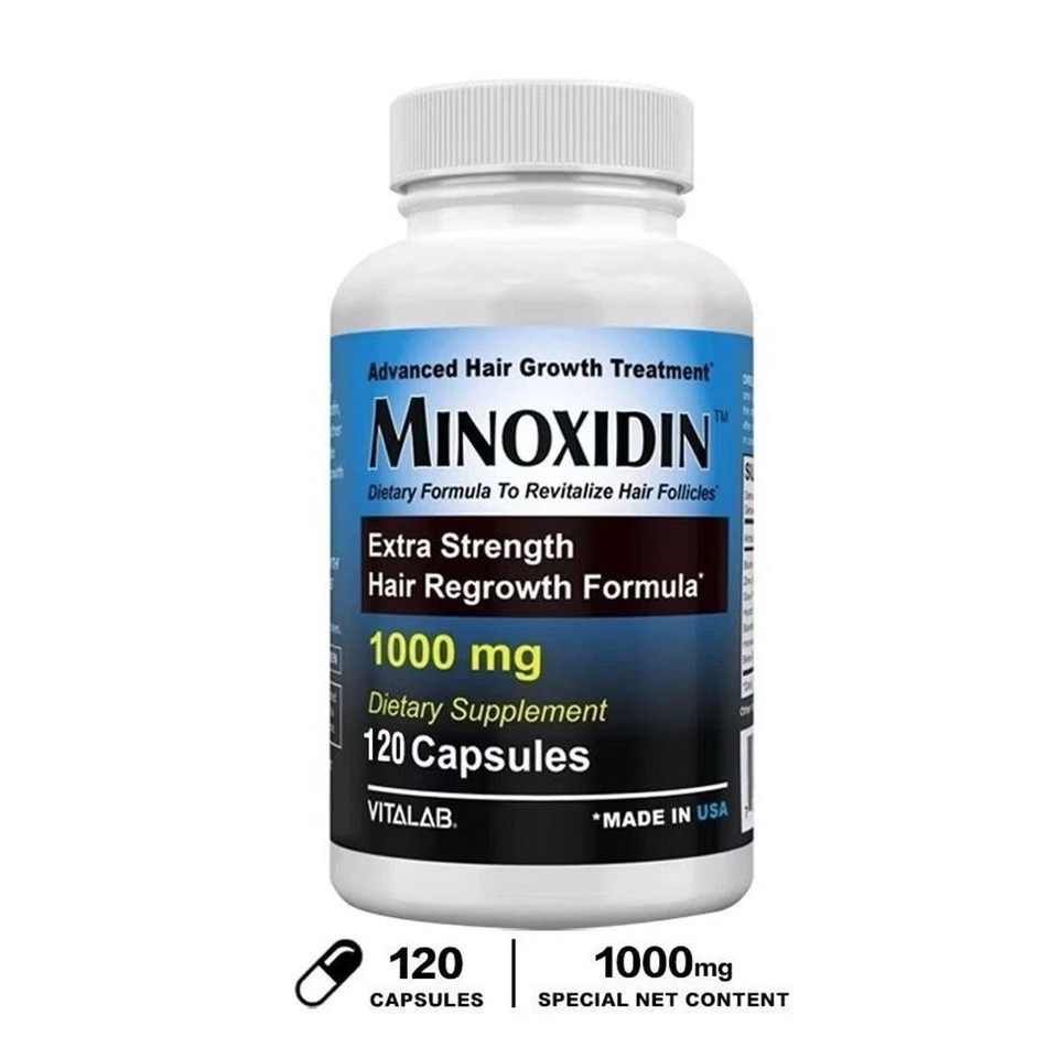 3 X Mino 1000mg Hair Treatment Regrowth 120 Tabs Extra Strength Men ...