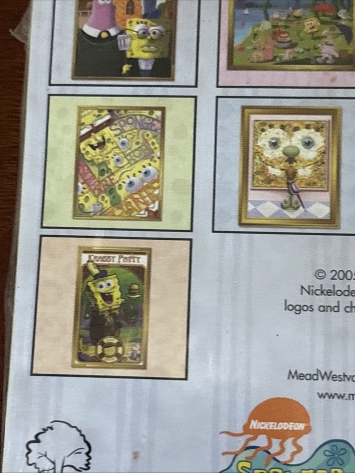 spongebob squarepants Fine Arts Collection Vtg 2006 Sealed New Mini ...
