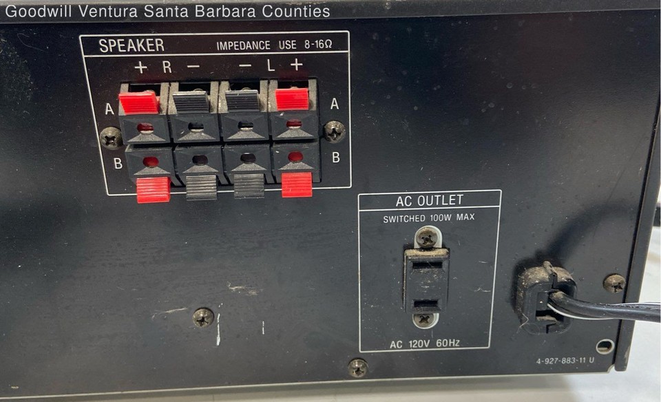 Sony Acoustic Controlled Amplifier AX301 | eBay