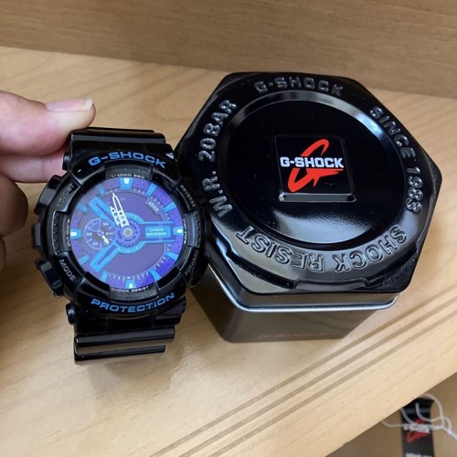 Casio G Shock 5146 Mens Blue Dial Silicone Rubber Quartz Watch 177 ...