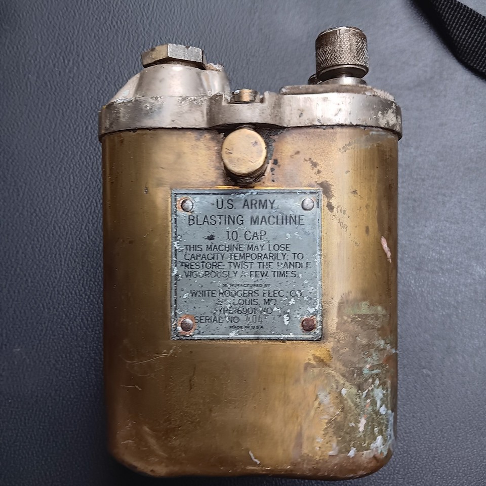 Army Blasting Machine | eBay