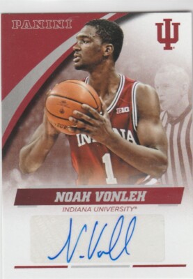 NOAH VONLEH 2016 INDIANA COLLEGIATE AUTOGRAPH NV-IU SIGNATURE | eBay
