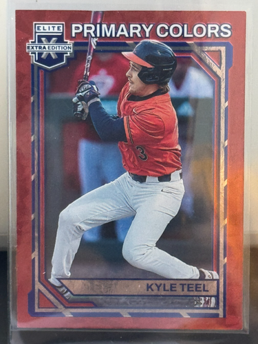 2023 Panini Elite Extra Edition - Primary Colors Red Kyle Teel #PC-2 (RC) /199 | eBay