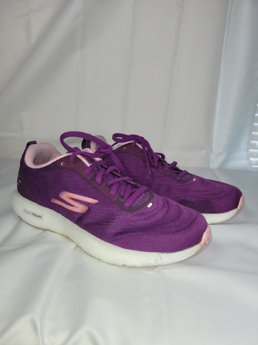 Skechers Size 9 Go Run 8 Bionic Purple Pink Running Walk Shoes 172001 ...