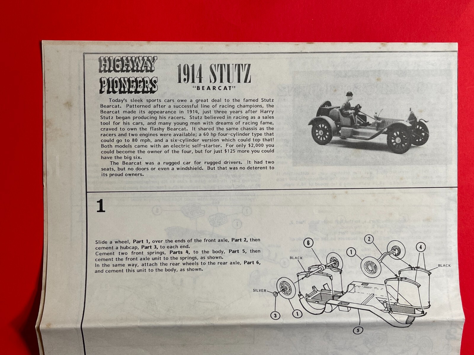 Minicraft - 1914 Stutz / 1915 Ford Model T- Original Model Kit ...