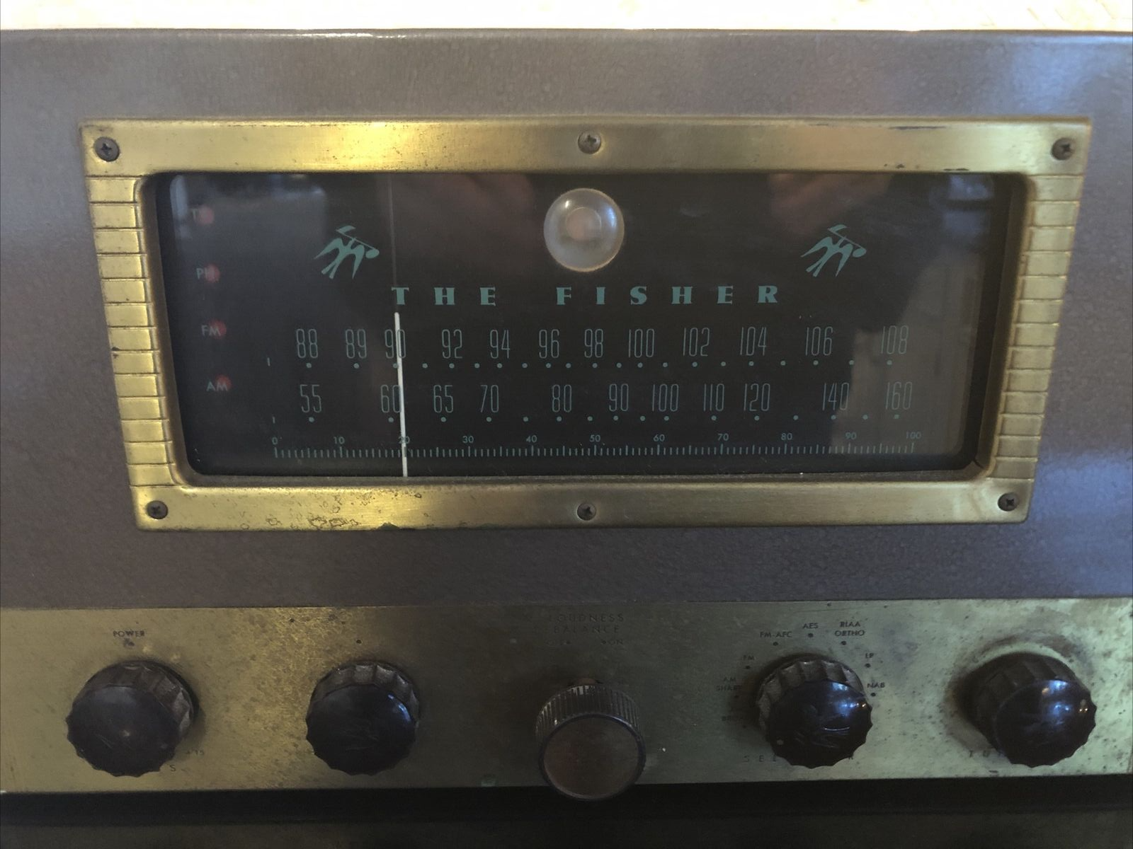The Fisher 70-RT FM/AM Superhederodyne Tube Tuner Receiver 1954 | eBay
