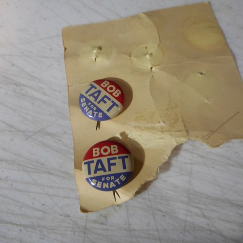 Bob Taft For Senate Election Lapel Pin Pinback Lot Of 2 | eBay