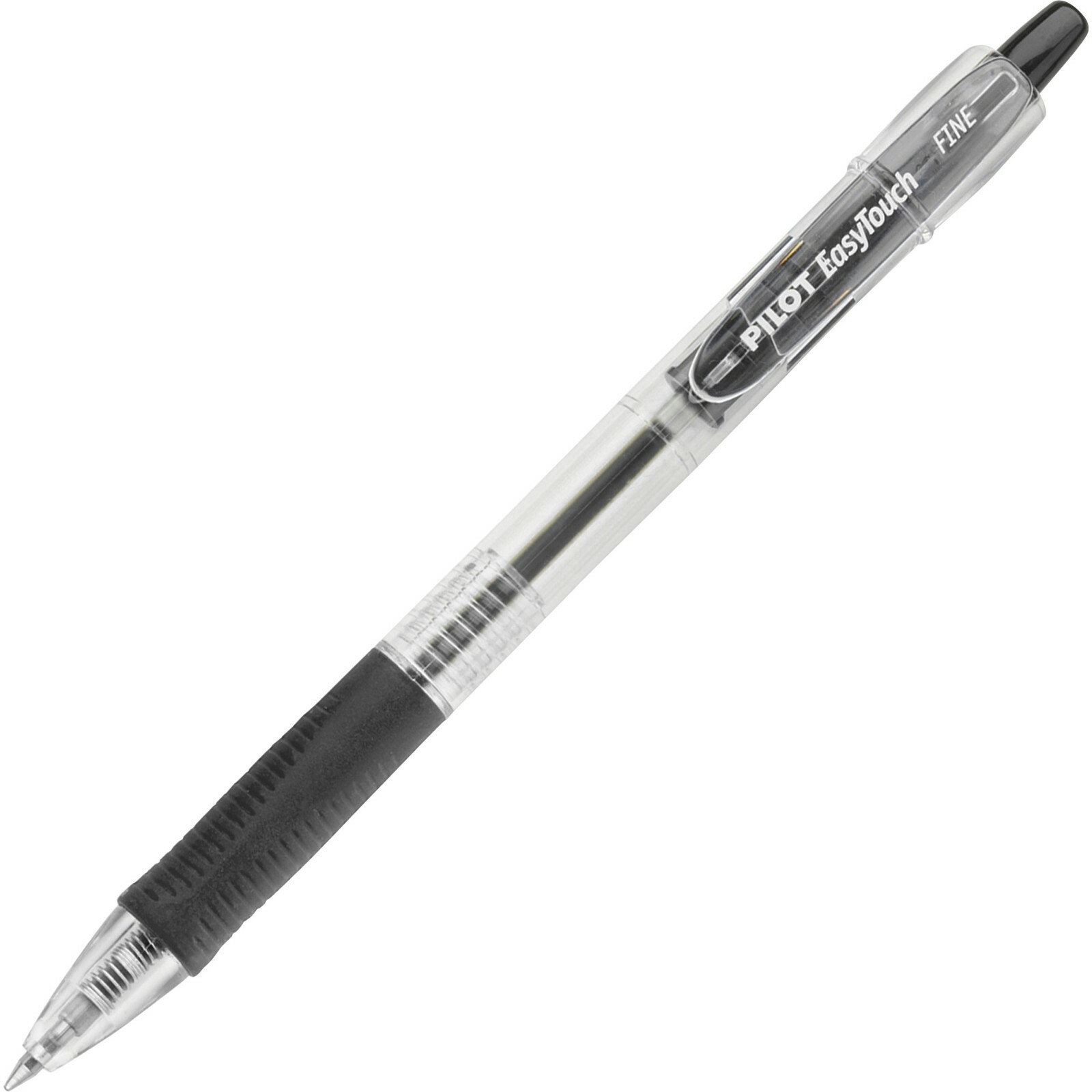 32210 Pilot EasyTouch Ballpoint Stick Pen, Fine Point, Black Ink, Pack ...