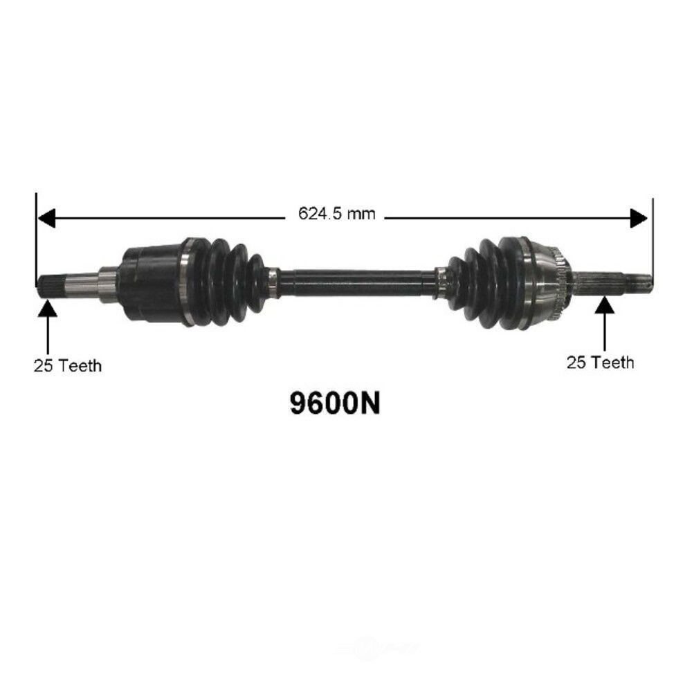 CV Axle Assembly-PDL Autopart Intl 1700-197108 for sale online | eBay