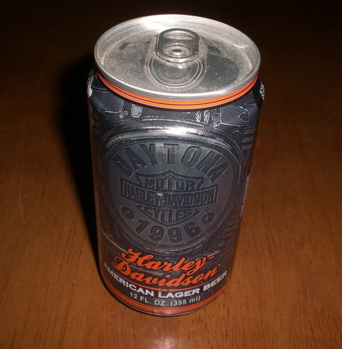 1996 DAYTONA HARLEY DAVIDSON CYCLES LAGER BEER CAN - JOSEPH HUBER ...