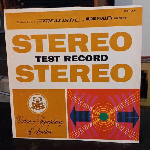 Stereo Test Record LP VINYL Virtuoso Symphony Of London Realistic 1959 ...