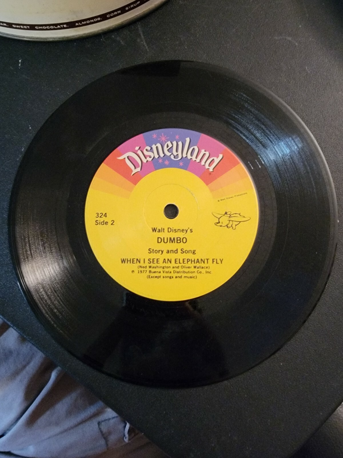 When I See An Elephant Fly / Casey Jones 7" 45 vynl - Disneyland Record ...