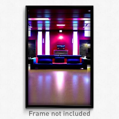 Pixel Art Poster - Complex Entertainment Room (8 Bit Video Game Print ...