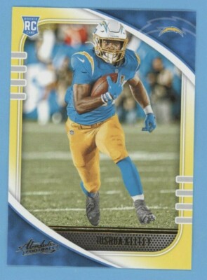 Joshua Kelley 2020 Panini Absolute YELLOW PARALLEL Rookie #165 DOLLAR ...