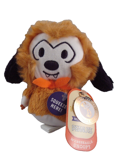 Hallmark Itty Bittys with Sound Snoopy Werebeagle Snoopy Plush New | eBay