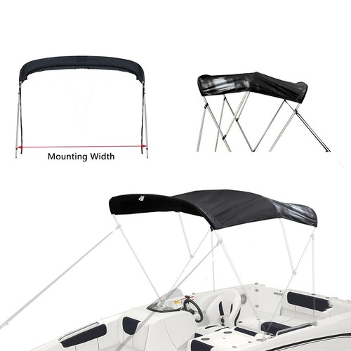 3 Bow Bimini Top Replacement Canvas W/Boot Cover Boat No Frame UV ...