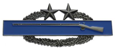 CIB Army 3rd Award Combat Infantry Badge 3 1/8 inch Hat Lapel Pin ...