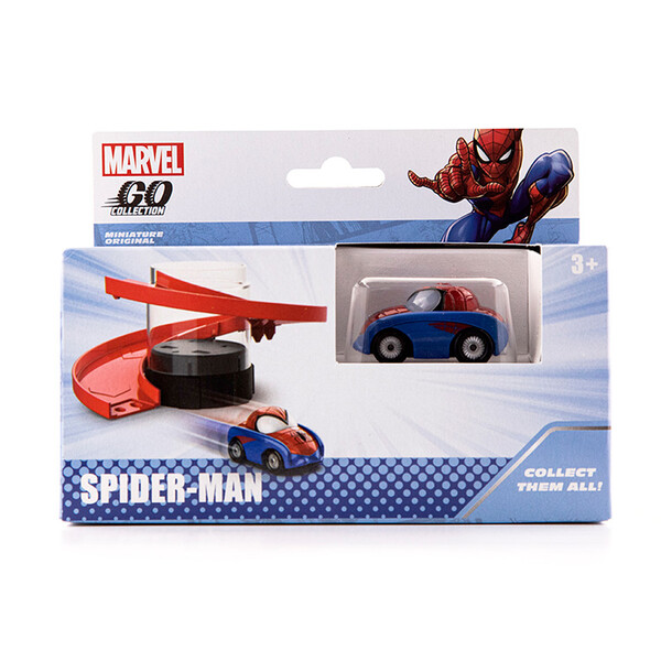MARVEL GO COLLECTION SPIDER-MAN & TRACK DIECAST CAR LE13601 for sale ...