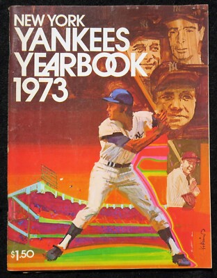 Original 1973 New York Yankees Baseball Yearbook, Yankee Stadium ...