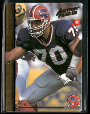 1992 Action Packed Rookie/Update #4 John Fina Buffalo Bills | eBay