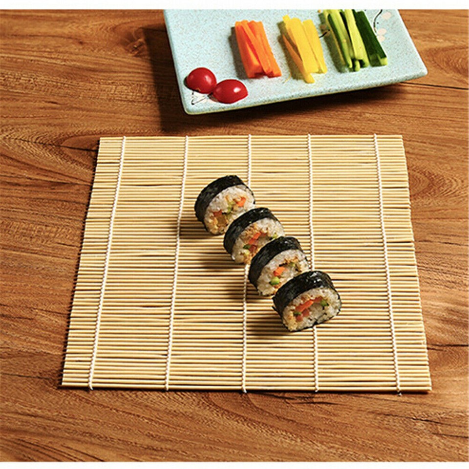 Sushi Making Kit Bamboo Roller Rice Mat Rolling Gift Beginners Sushi ...