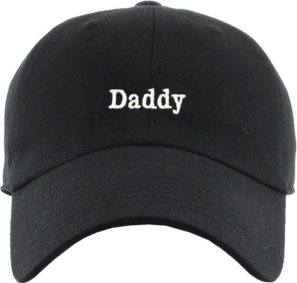 Daddy Embroidery Dad Hat Cotton Adjustable Baseball Cap Unconstructed ...